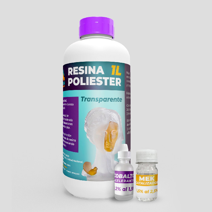 RESINA POLIESTER - MEK - COBALTO :: LA CASA DEL MOLDE. MOLMA